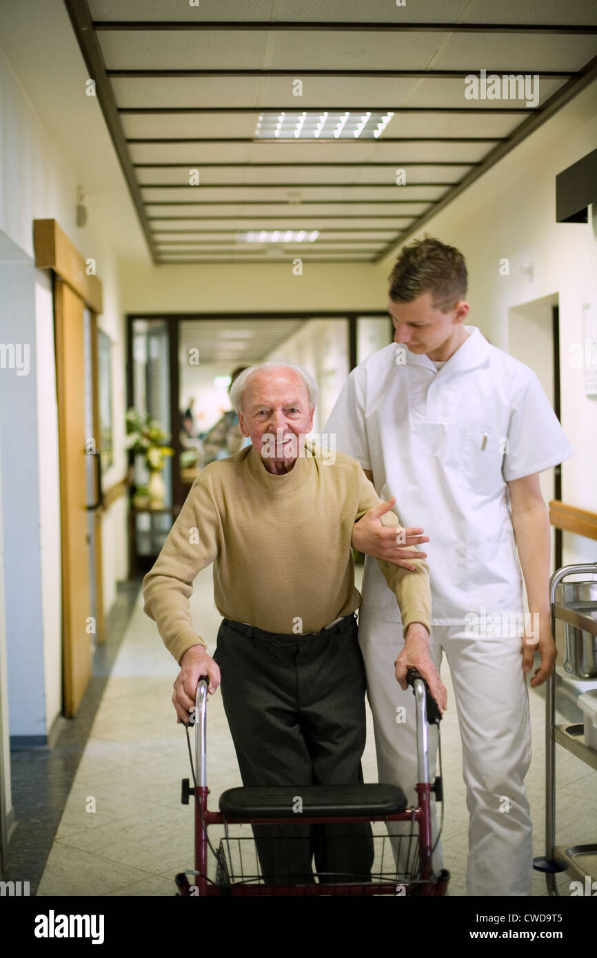Old patient wandering hi-res stock photography and images - Alamy
