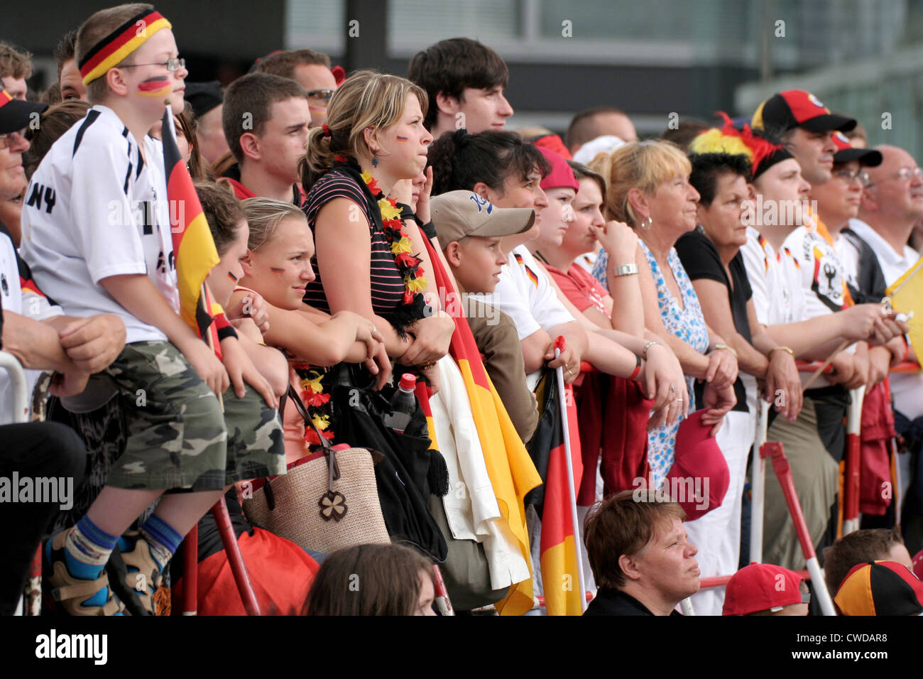 FIFA World Cup 2006 - Fans at the public viewing at the Congress Hall ...