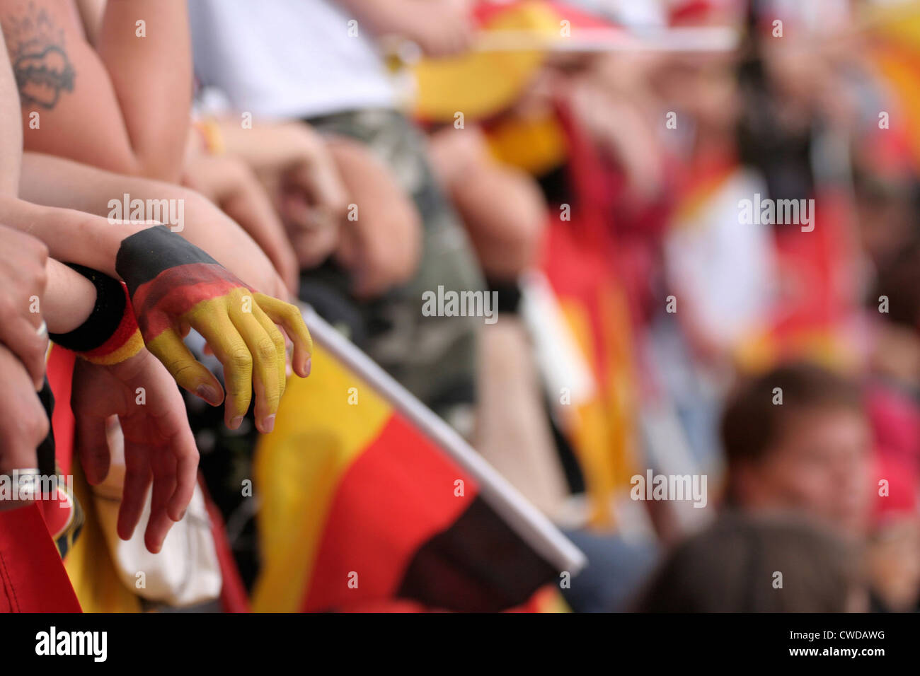 FIFA World Cup 2006 - Fans at the public viewing at the Congress Hall ...