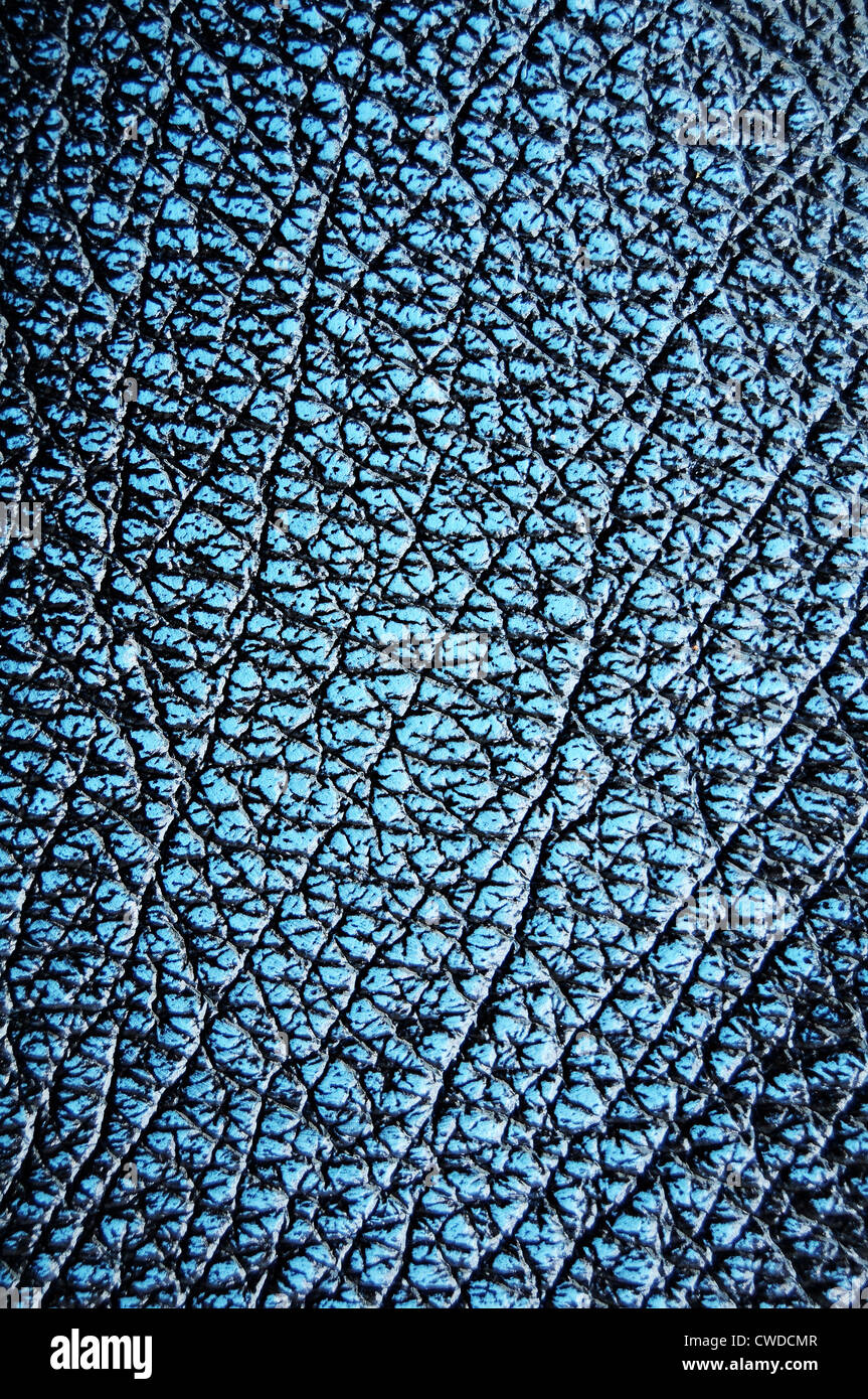 High resolution used look blue leather texture Stock Photo - Alamy