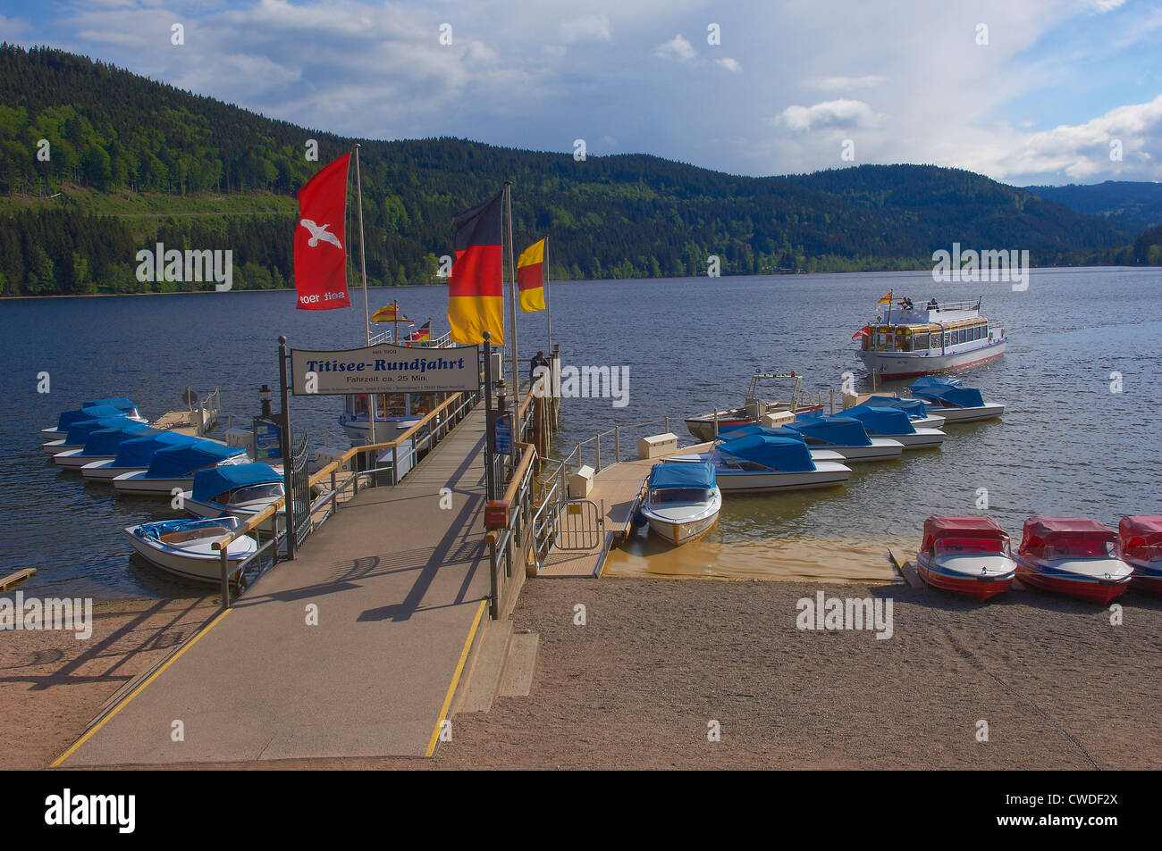 Titisee Lake, Black Forest, Schwarzwald, Baden Wurttemberg, Germany ...
