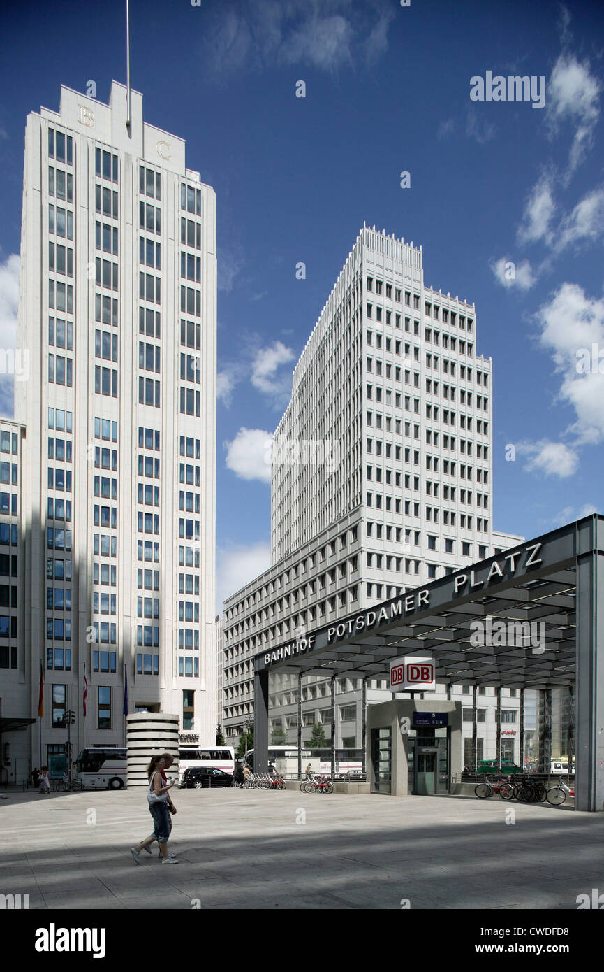 Berlin, Beisheim Center, Entrance Station and Delbrueck-house Stock ...