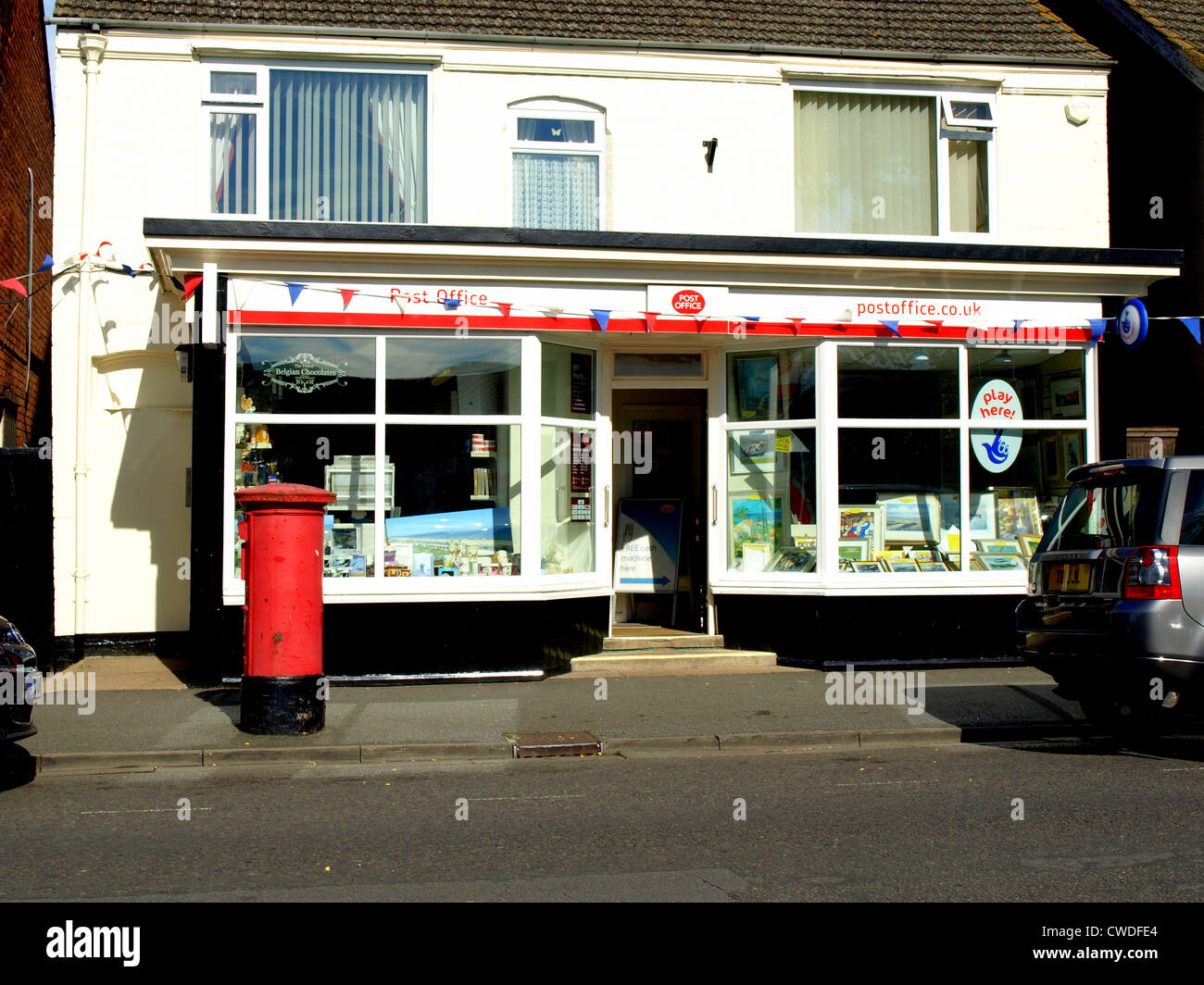 The village Post Office at Sutton-on-Sea, Lincolnshire, England, UK ...