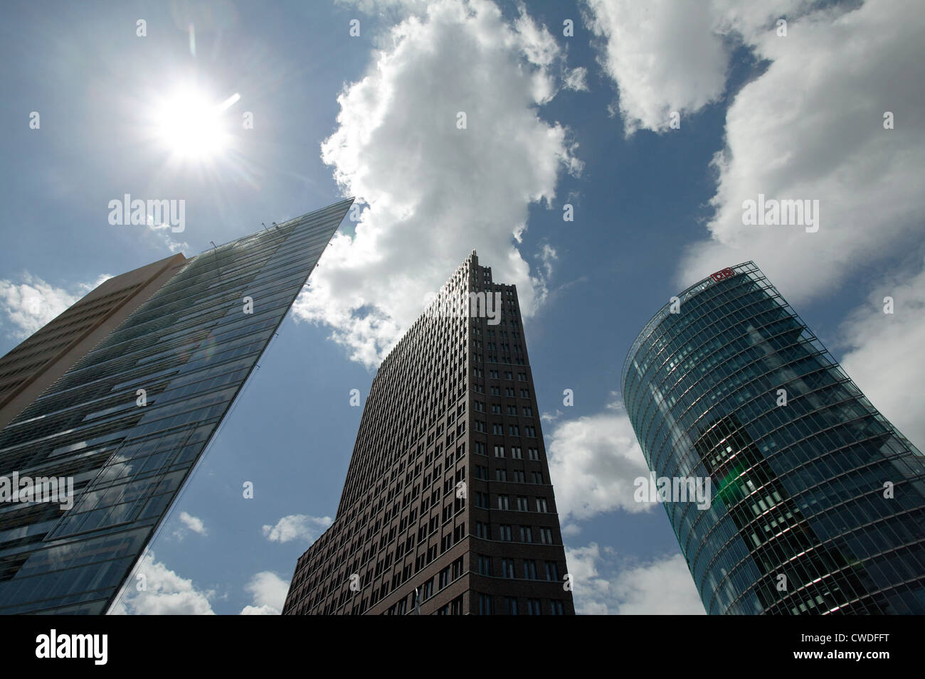 Berlin, end buildings at Potsdamer Platz Stock Photo - Alamy