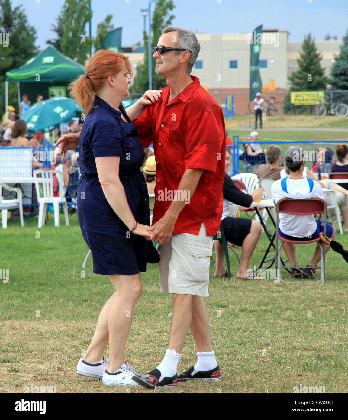A couple dancing at the 2012 Toronto Jazz Festival Stock Photo - Alamy