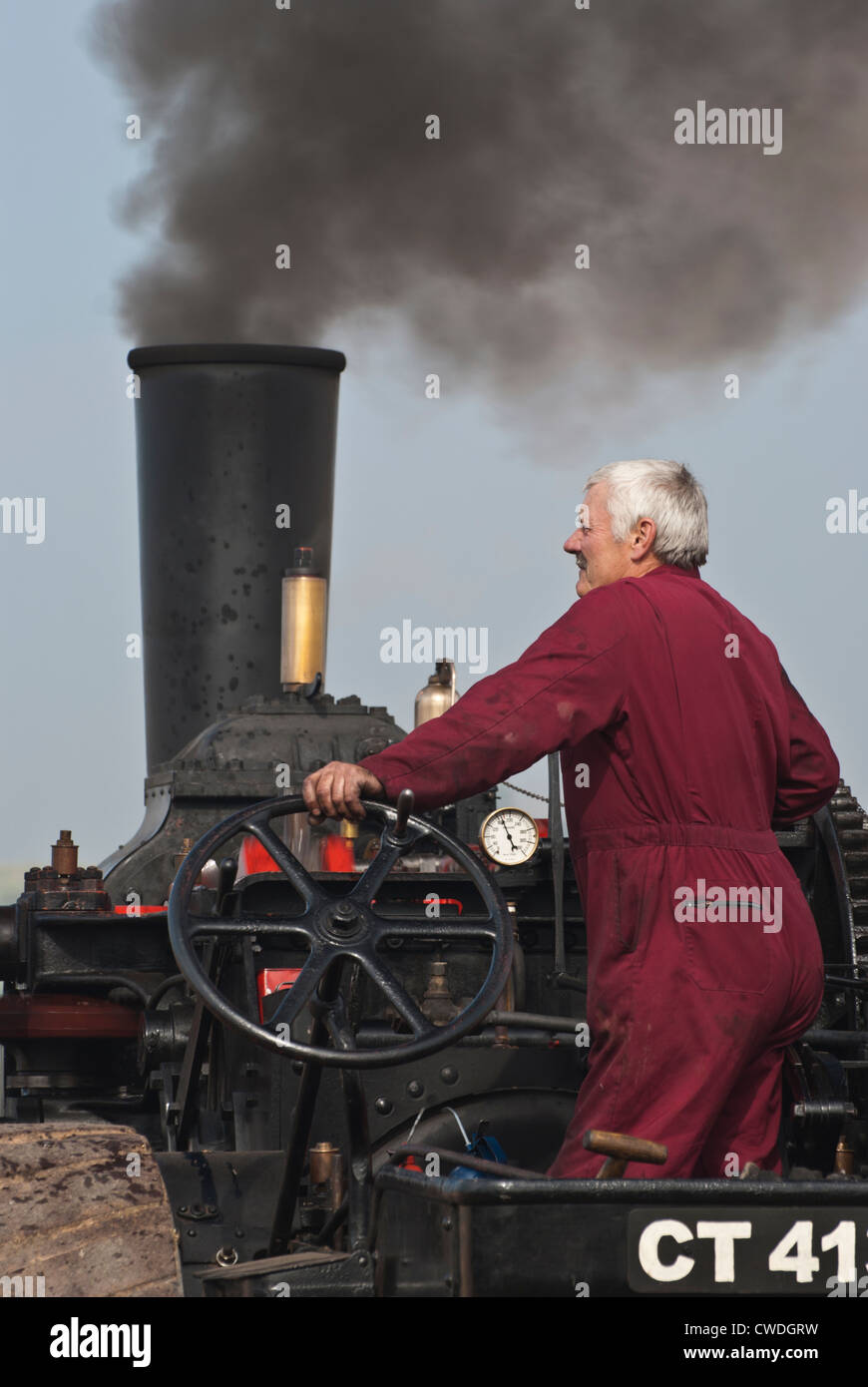 Fowler Ploughing Engine, 15357 - Built in 1919, CT 4132 Stock Photo - Alamy