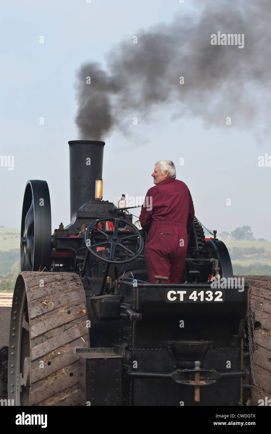 Fowler Ploughing Engine, 15357 - Built in 1919, CT 4132 Stock Photo - Alamy