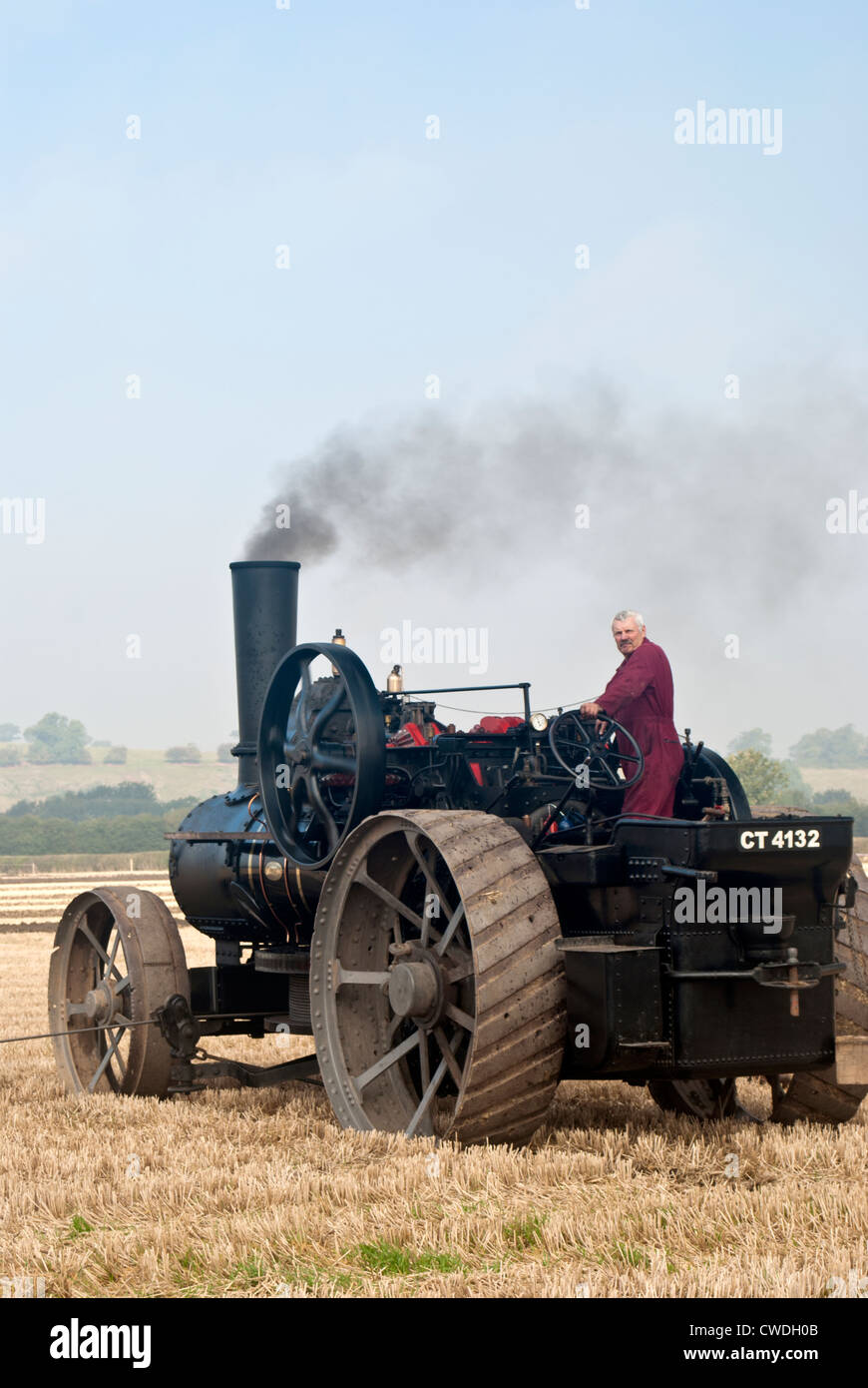 Fowler Ploughing Engine, 15357 - Built in 1919, CT 4132 Stock Photo - Alamy