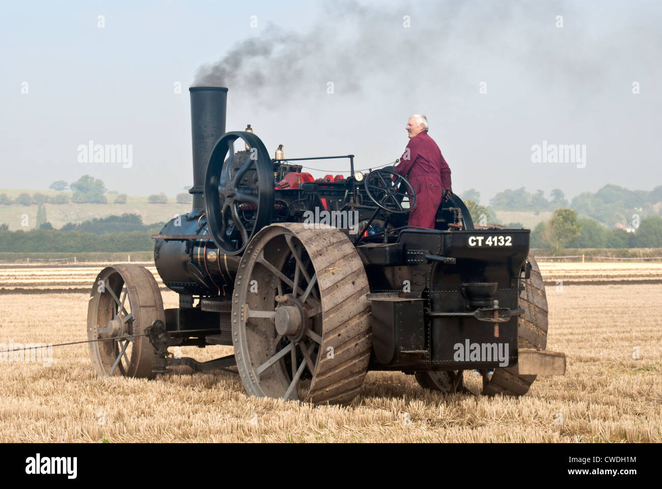 Fowler Ploughing Engine, 15357 - Built in 1919, CT 4132 Stock Photo - Alamy