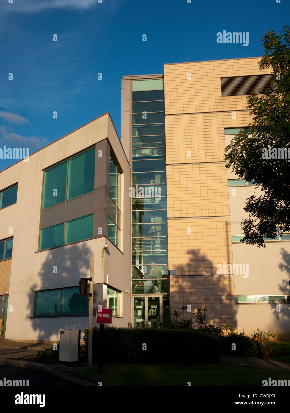 Modern Office Buildings at sunset, Manchester,UK Stock Photo - Alamy