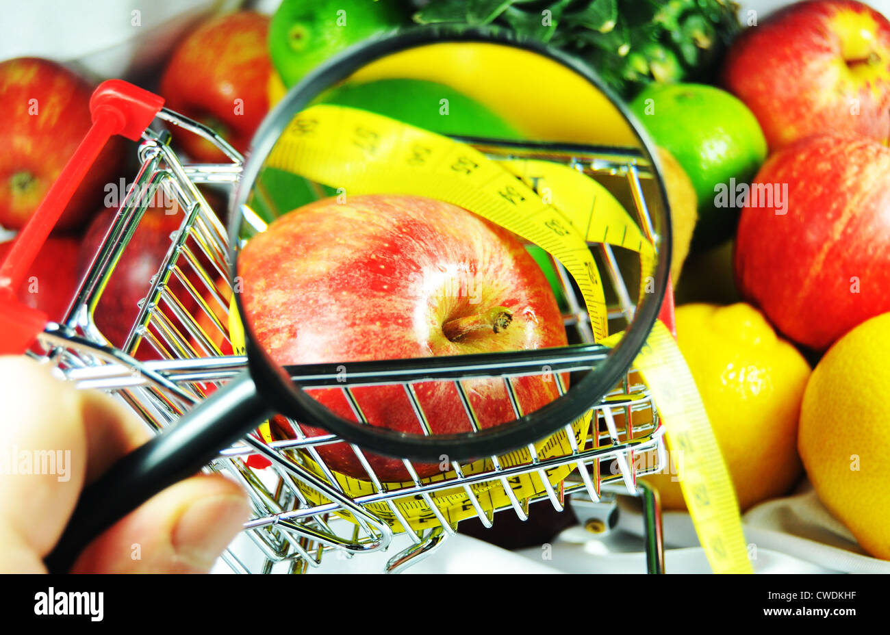 Food magnified hi-res stock photography and images - Alamy