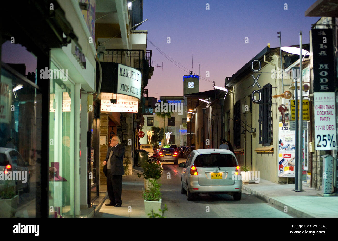 Streets of Limassol, Cyprus Stock Photo - Alamy