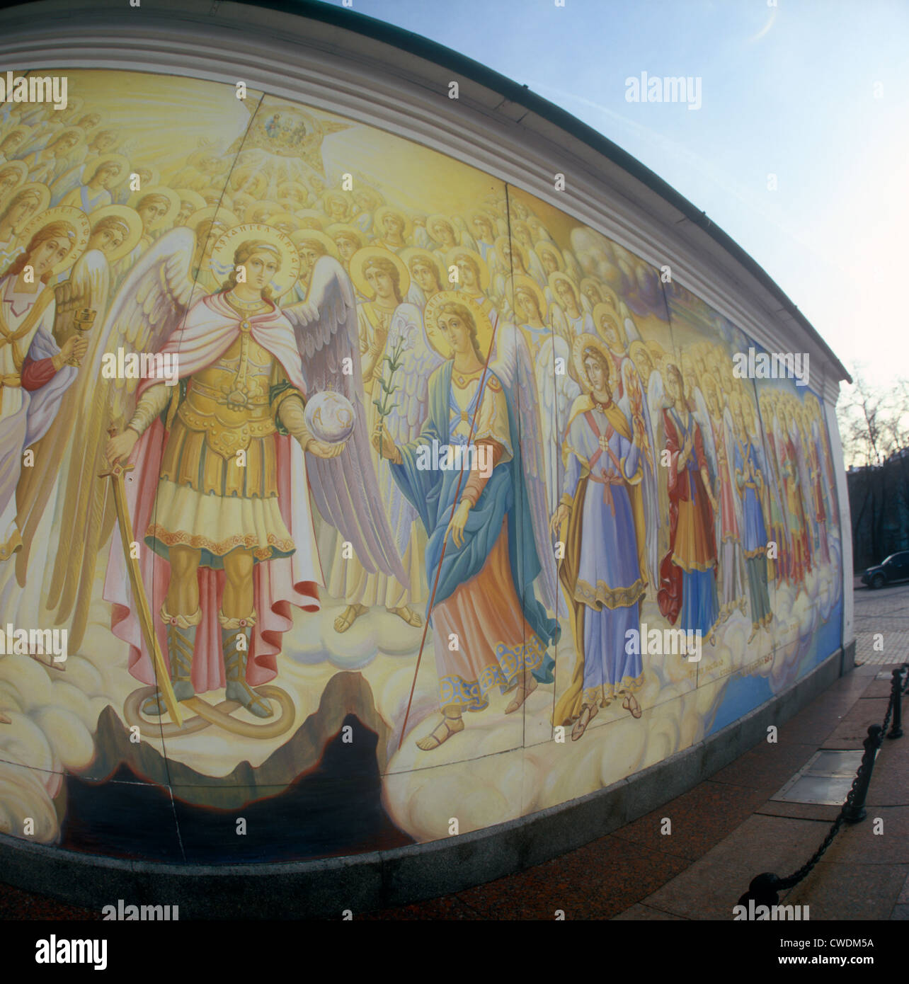 Fresco on the wall Stock Photo - Alamy