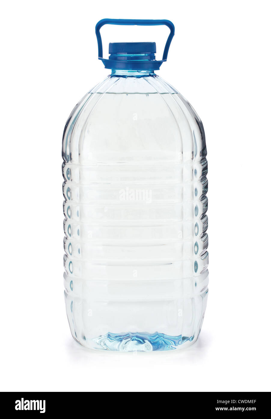 Large bottle of water. Isolated on white background Stock Photo - Alamy