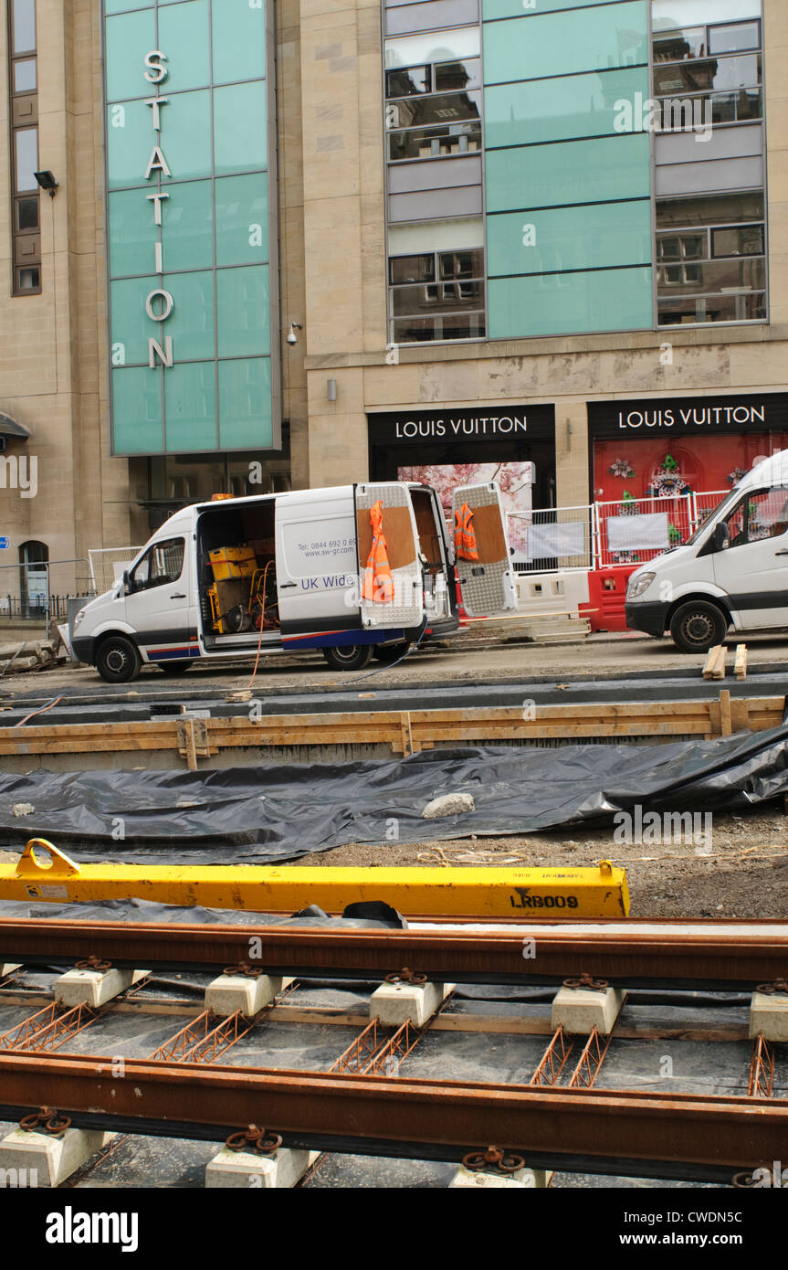 Edinburgh Tram Construction High Resolution Stock Photography and ...