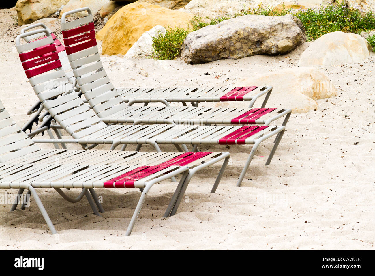 Santa relaxing in beach chair hi-res stock photography and images - Alamy