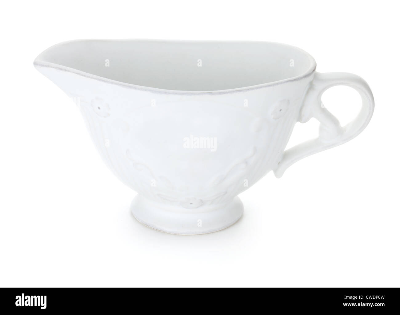 Milk cup isolated on white background Stock Photo - Alamy