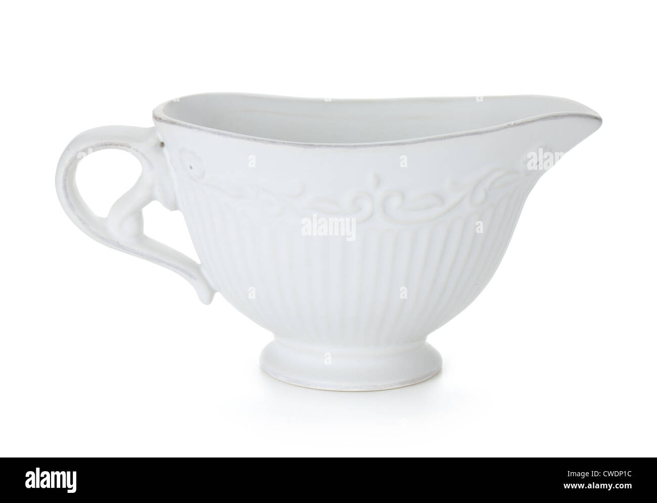 Milk cup isolated on white background Stock Photo - Alamy