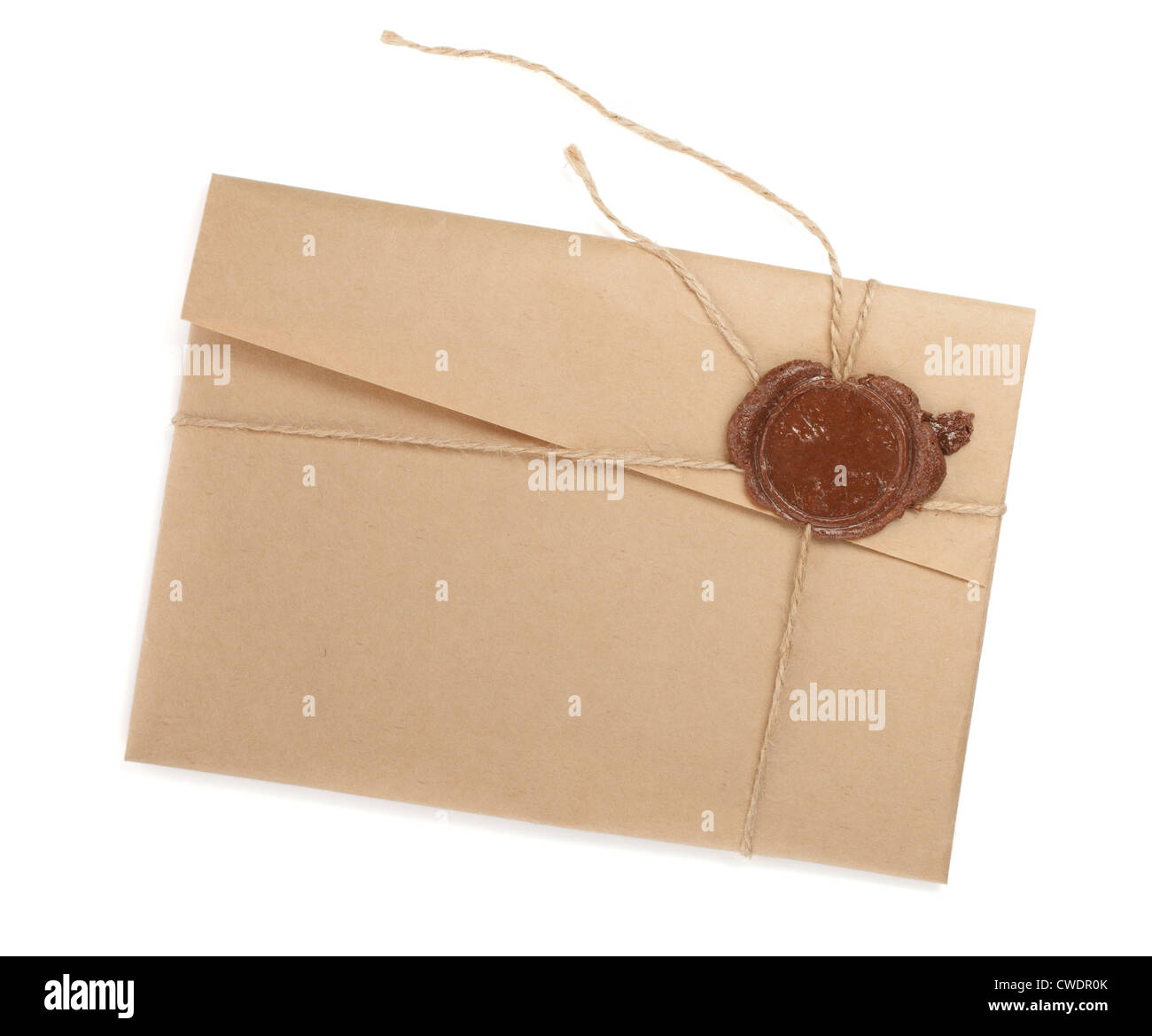 Vintage postal parcel on Cut Out Stock Images & Pictures - Alamy