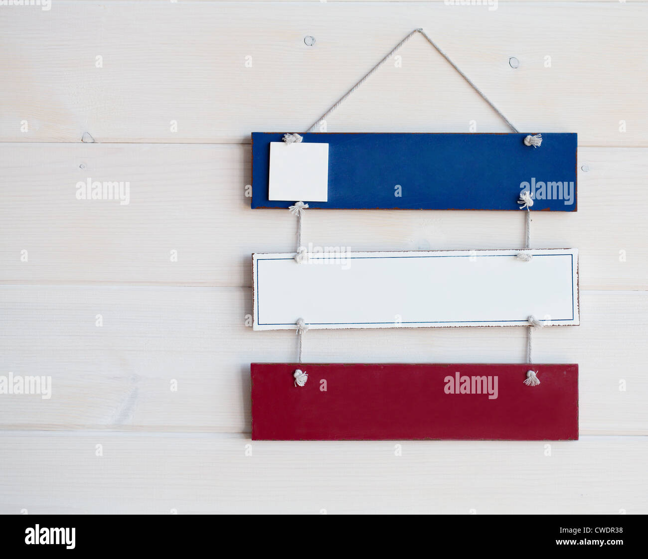 Wooden sign post three way hi-res stock photography and images - Alamy