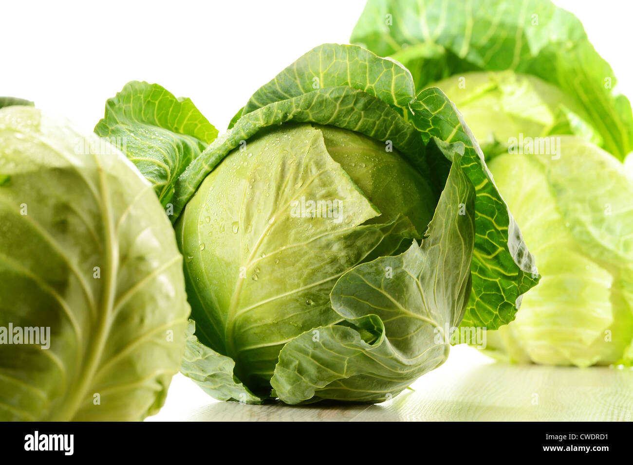 Cabbage isolated on white Stock Photo - Alamy