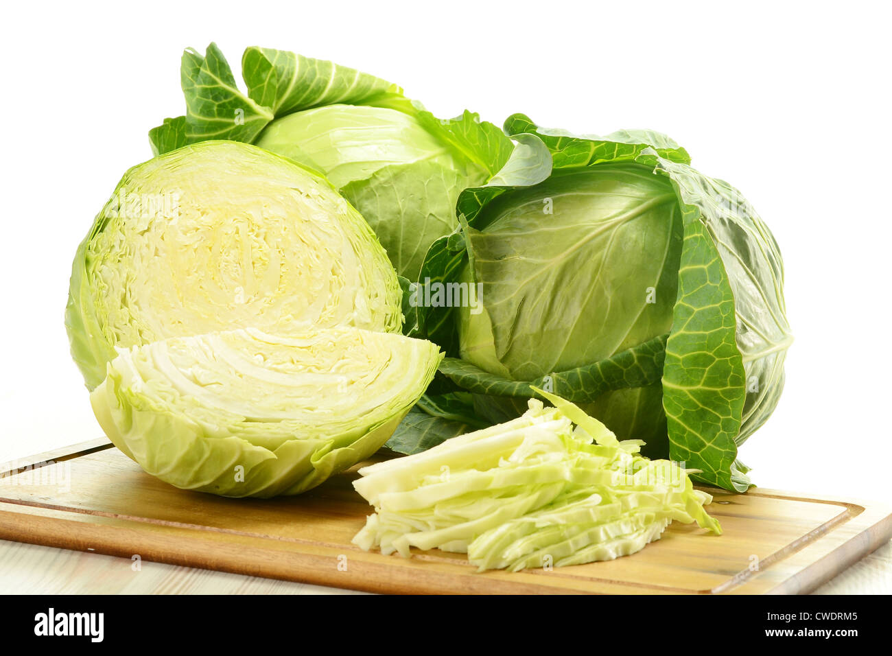 Cabbage isolated on white Stock Photo - Alamy