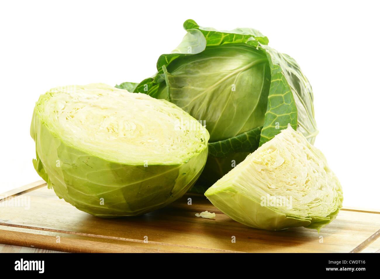 Cabbage isolated on white Stock Photo - Alamy