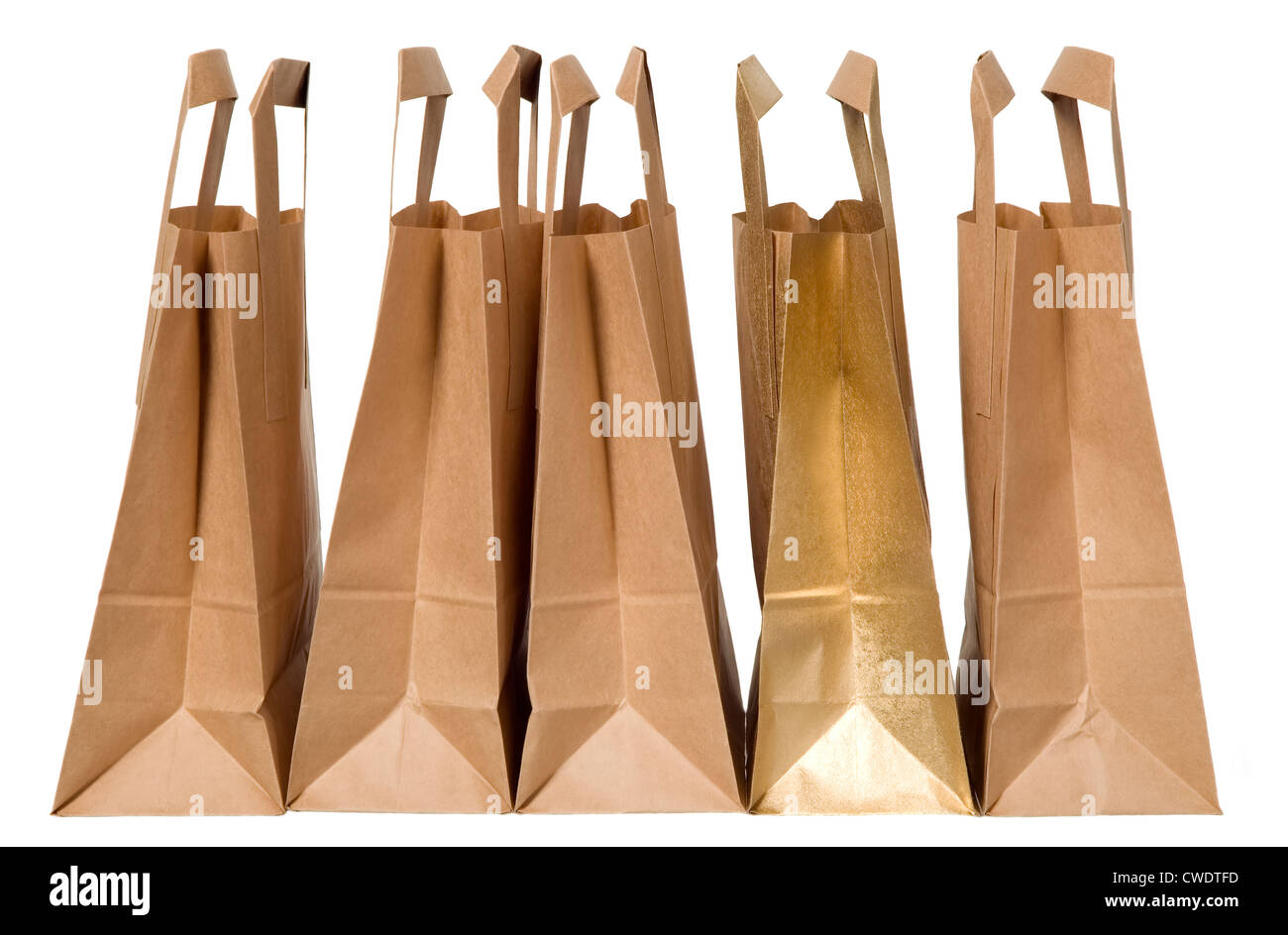 There are many organic green paper bags Stock Photo - Alamy