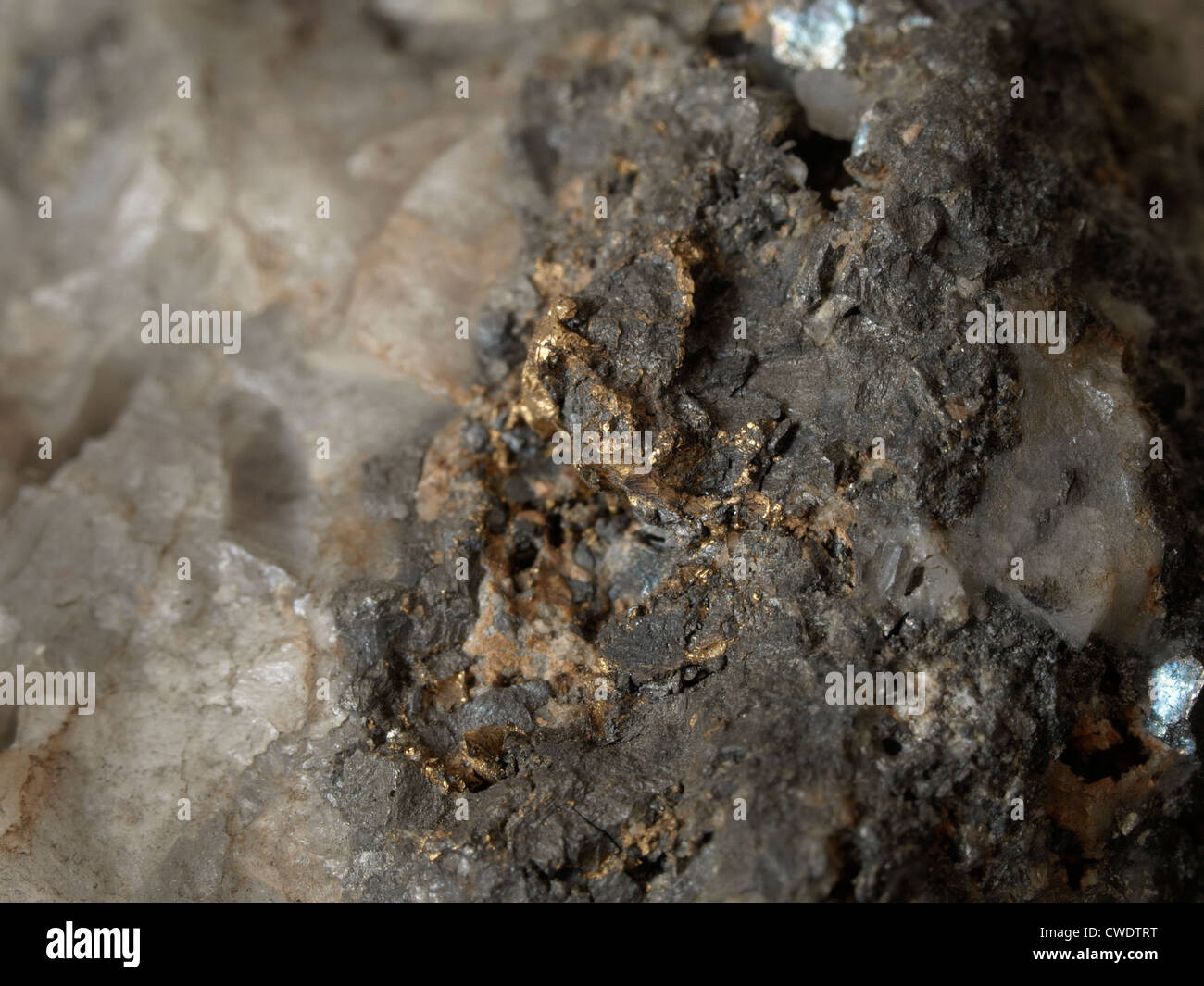 Native gold; Zlatna, Romania Stock Photo - Alamy