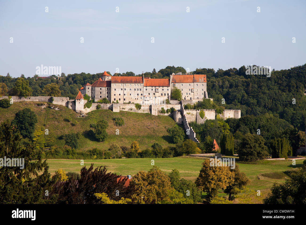 The Castle in Burghausen, Bavaria, Germany is the longest Castle in the ...