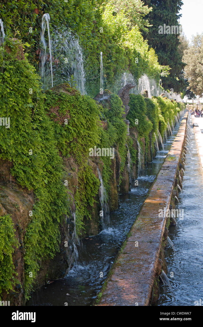 Le Cento Fontane - The Hundred Fountains at the renaissance gardens of ...