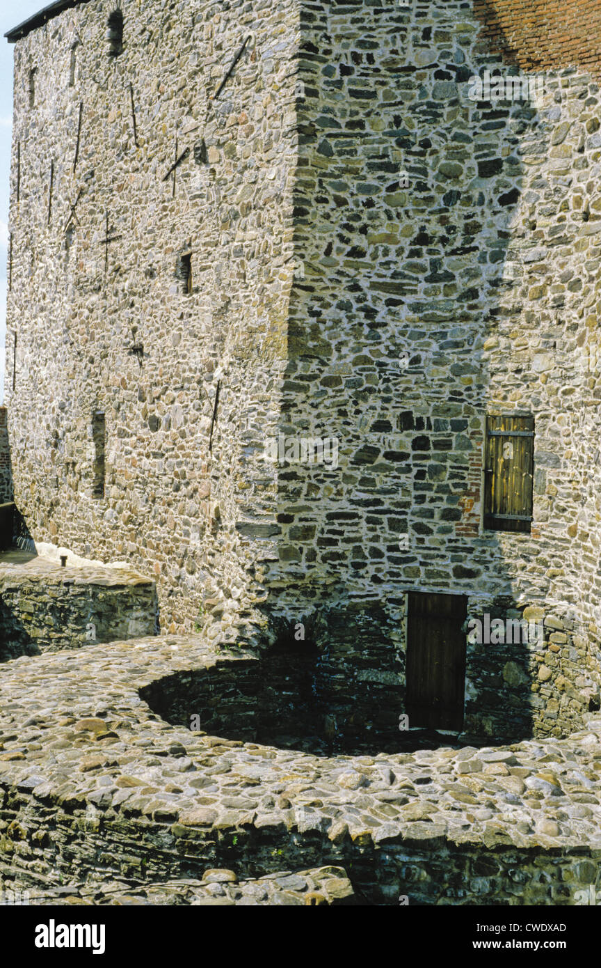 Architectural structure inside the outer walls of the 15th century ...