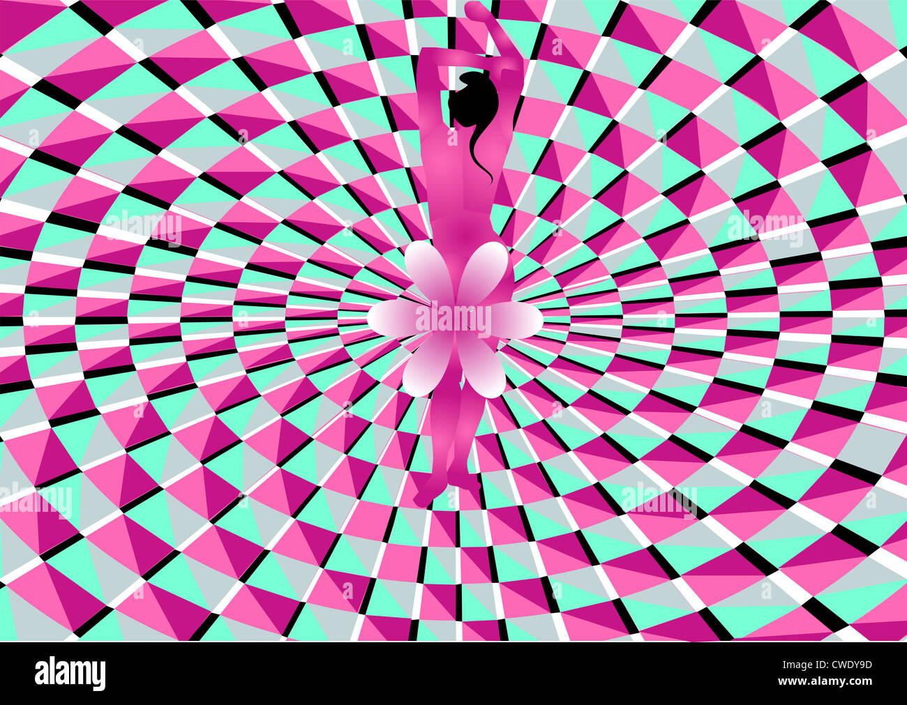 optical illusion of motion in a static image Stock Photo - Alamy