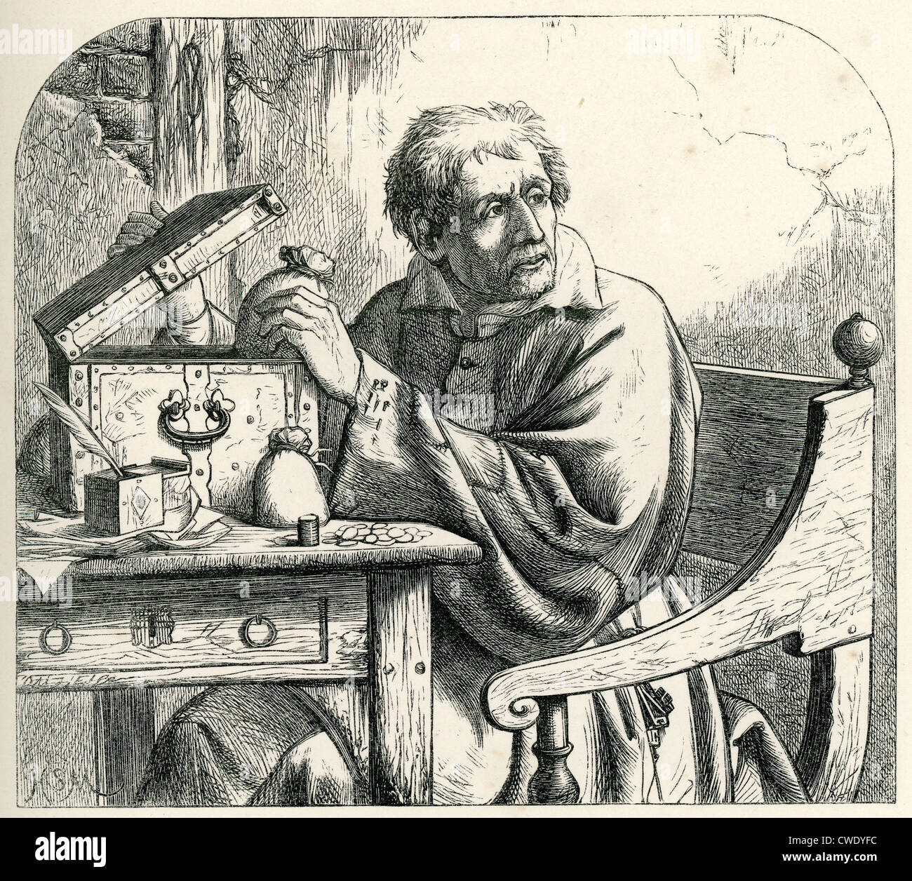 Miser and money hi-res stock photography and images - Alamy