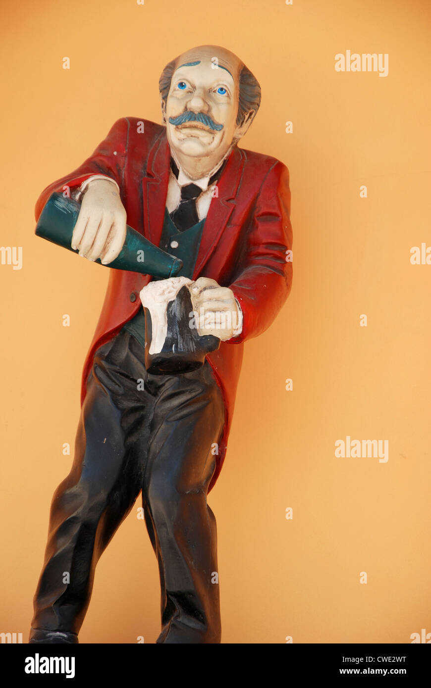 Waiter figurine at Golden Sands Bulgaria Stock Photo - Alamy