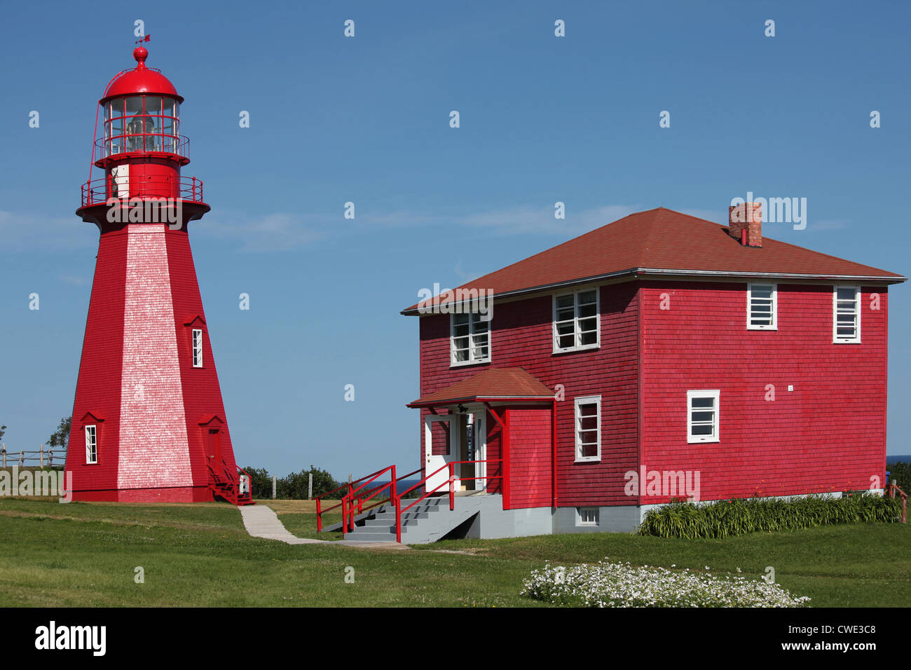 La martre lighthouse in gaspe hi-res stock photography and images - Alamy