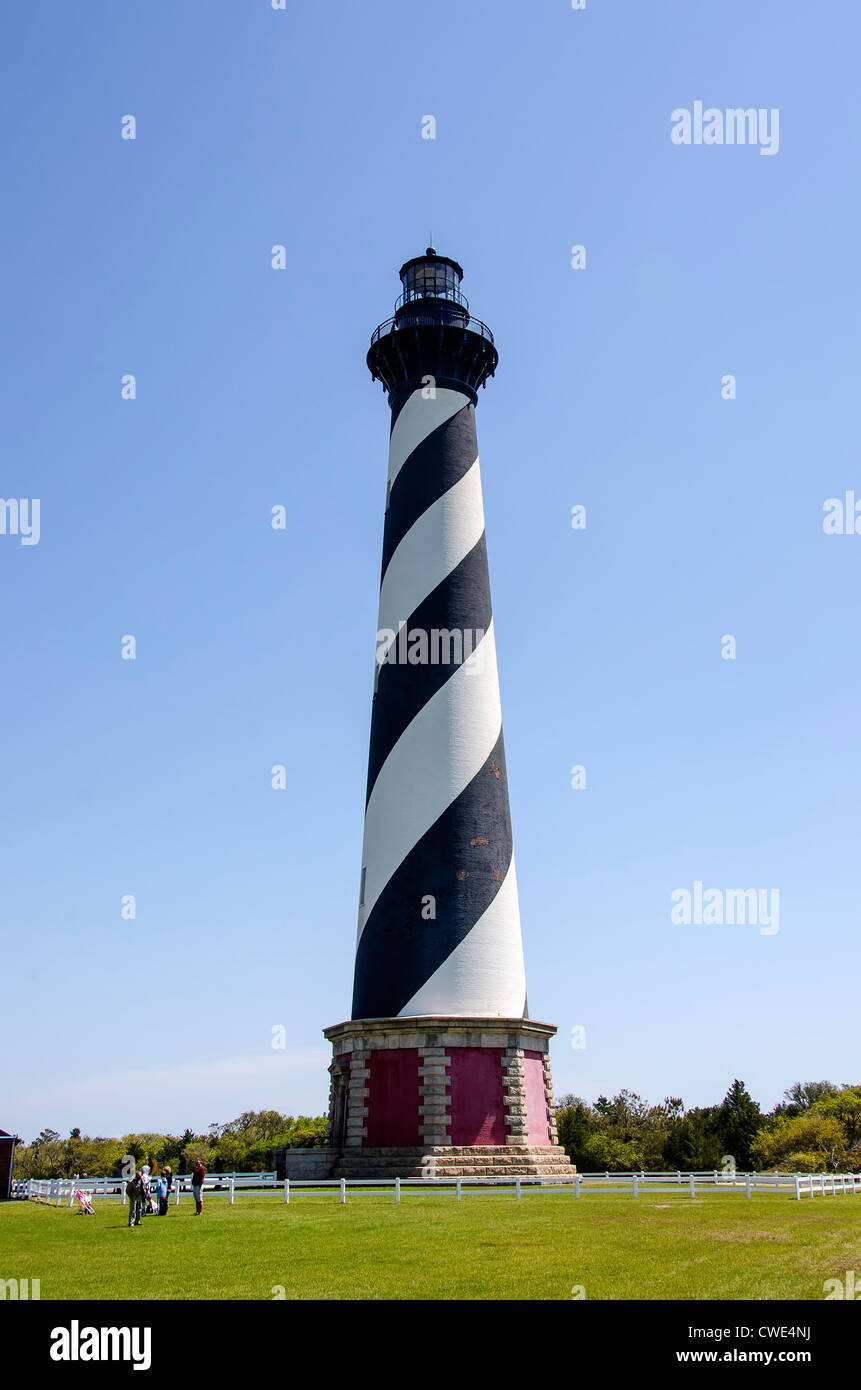 Cape Hatteras Light Station Lighthouse Tower tourists, Cape Hatteras ...
