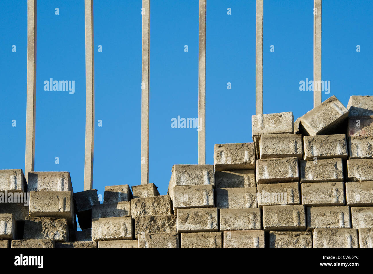 Stack of bricks hi-res stock photography and images - Alamy