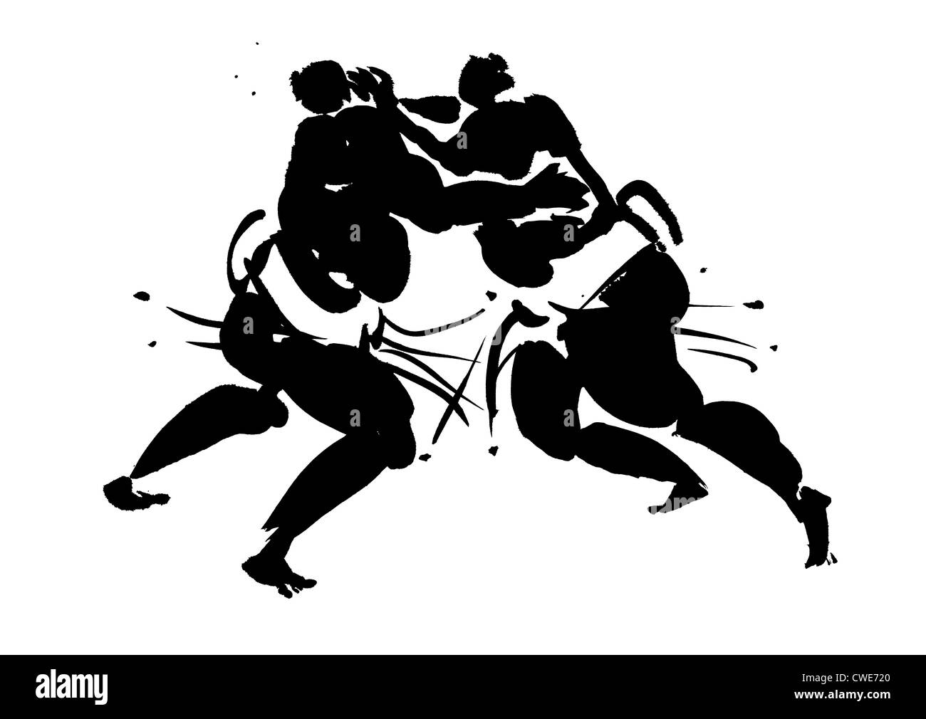 Close fighting Cut Out Stock Images & Pictures - Alamy