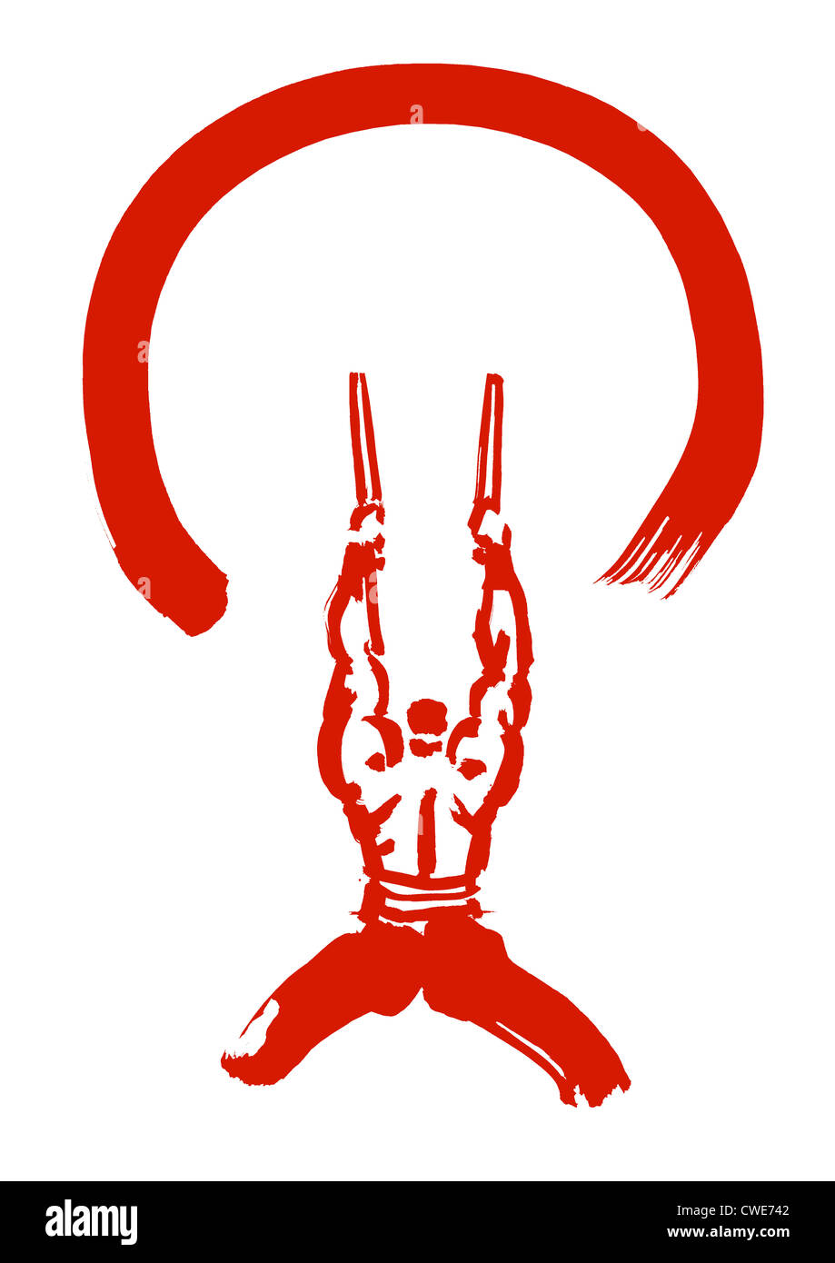 Back View Of Drummer Stock Photo - Alamy