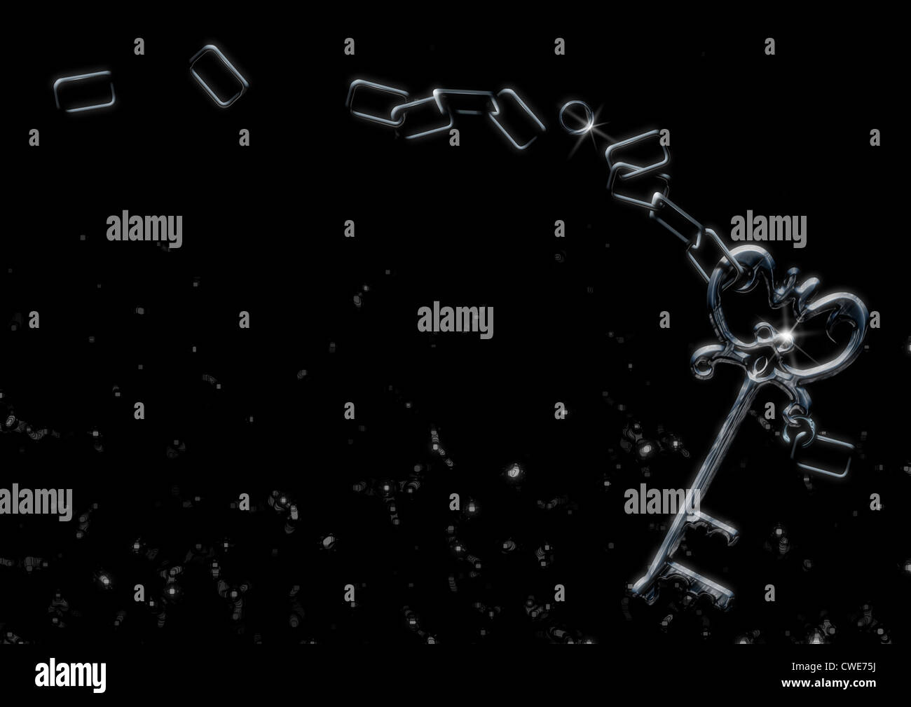 Key And Chain Stock Photo - Alamy