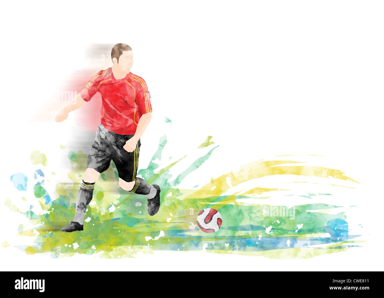 Soccer uniform on white hi-res stock photography and images - Alamy