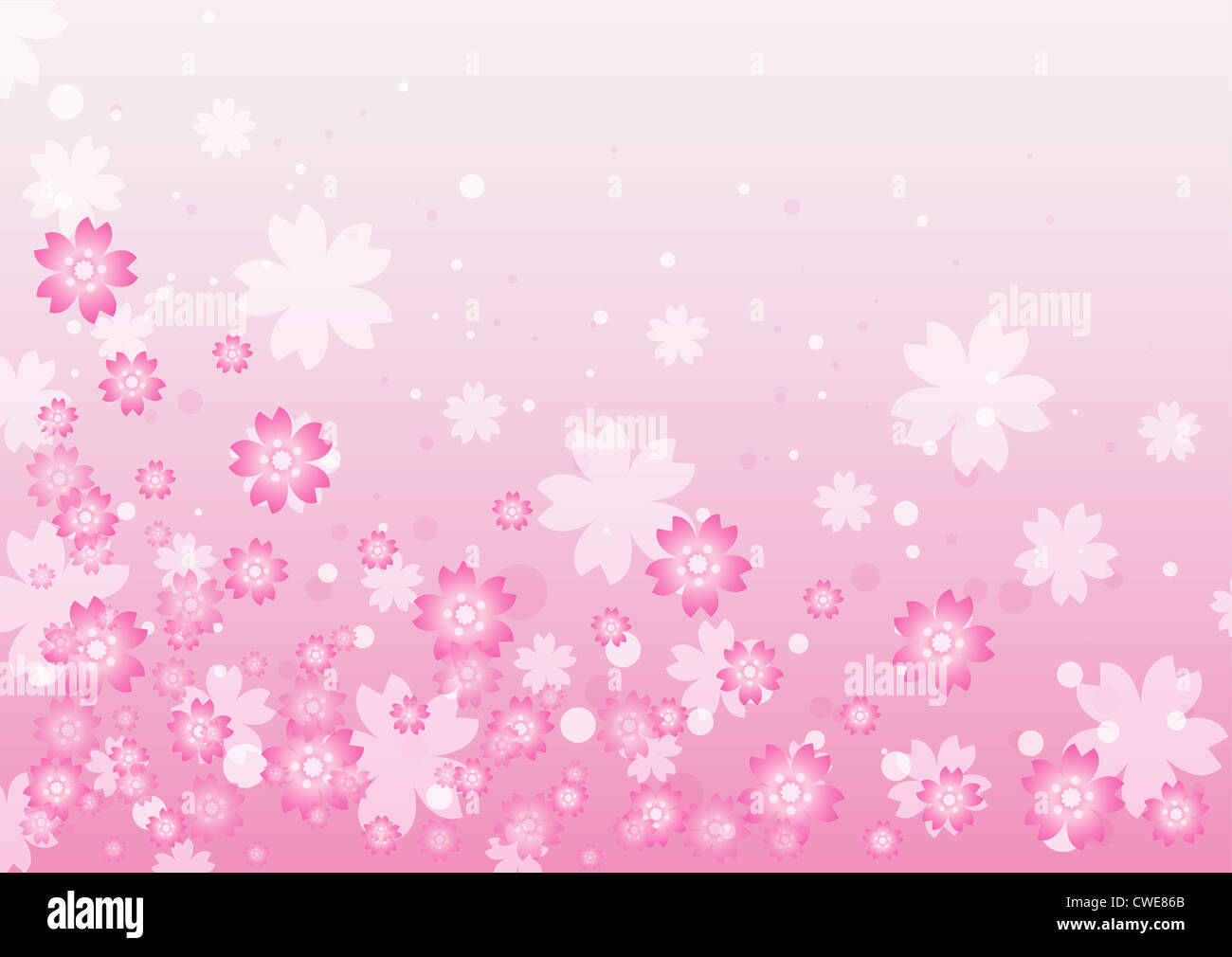 Pink Floral Background Stock Photo - Alamy