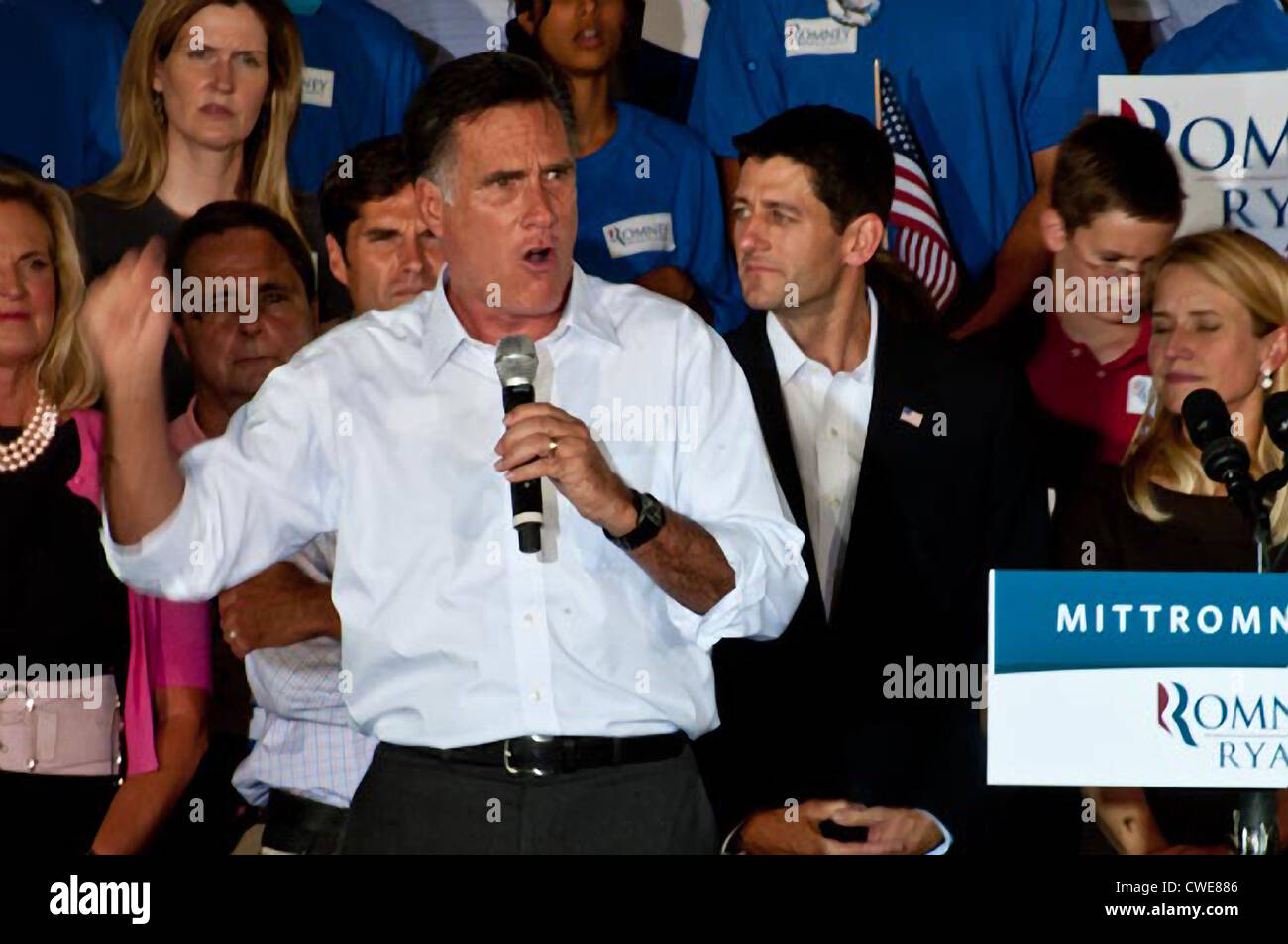 Republican presidential nomination candidate campaigning in Manassas ...
