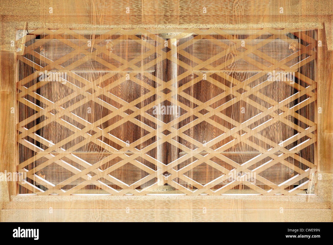 Window Lattice, Wood Stock Photo - Alamy