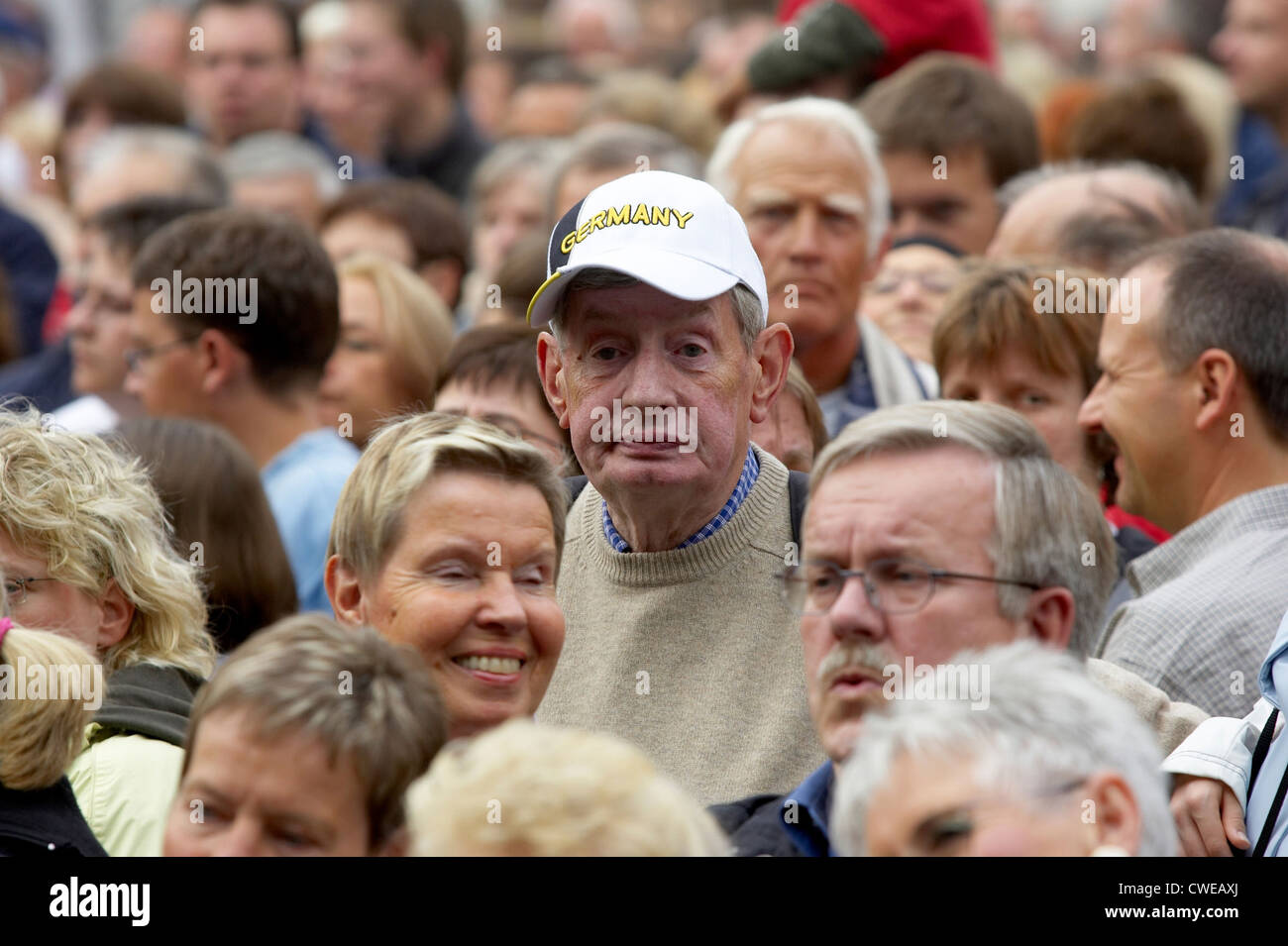 People crowd in Germany Stock Photo - Alamy