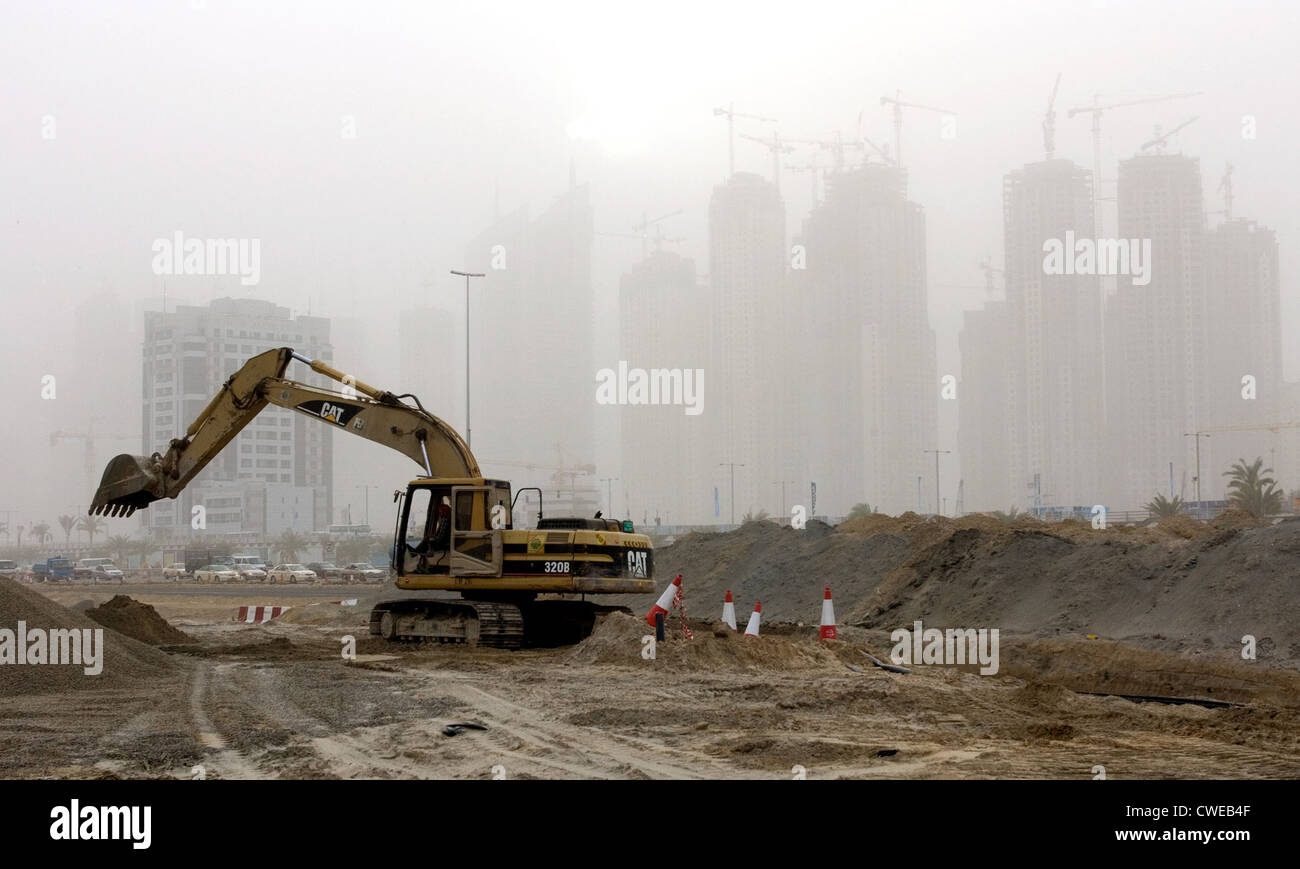 Dubai construction site at the Dubai Marina Stock Photo - Alamy