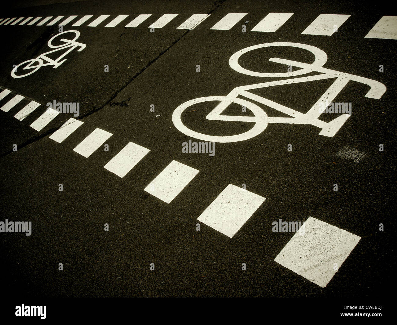 Bike security marking hi-res stock photography and images - Alamy