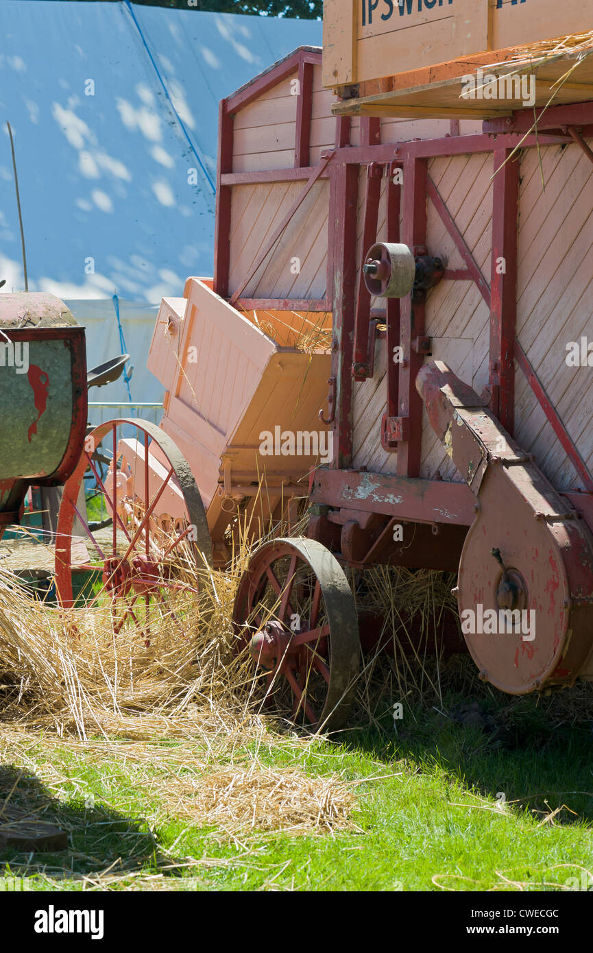 New Forest County Show Hampshire UK heritage historic thrashing machine ...