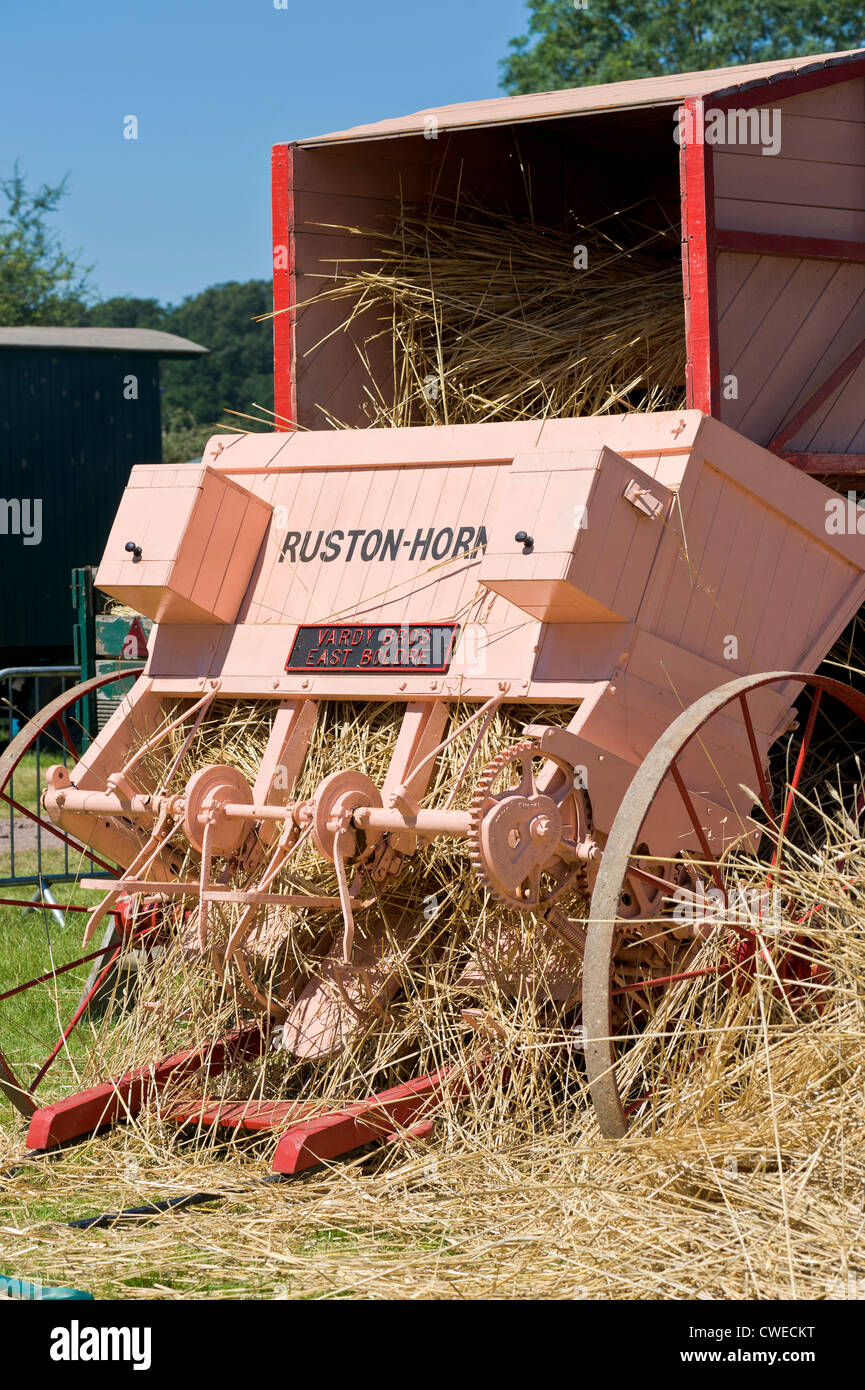 New Forest County Show Hampshire UK heritage historic thrashing machine ...